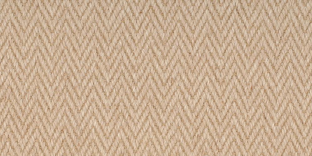 Zig Zag Button Herringbone Wool Carpet | Knotistry