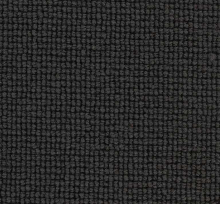 Smoke Chelsea Wool Carpet in Black | Knotistry