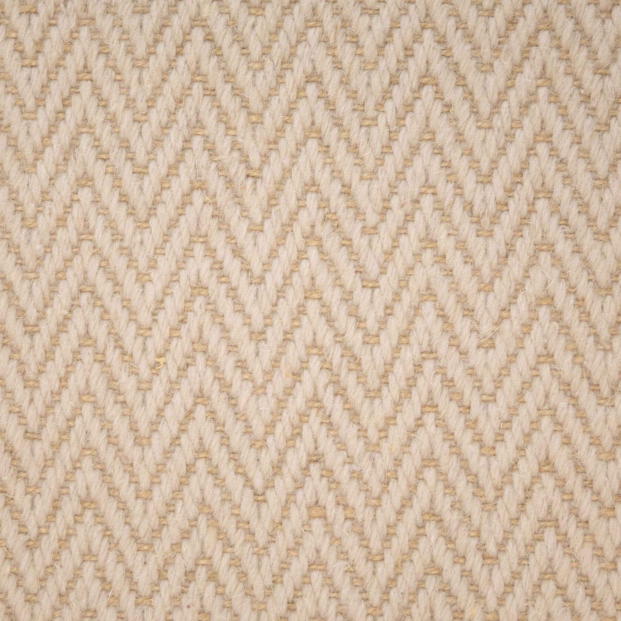 Impressions Herringbone Old Lace Wool Carpet By Kersaint Cobb